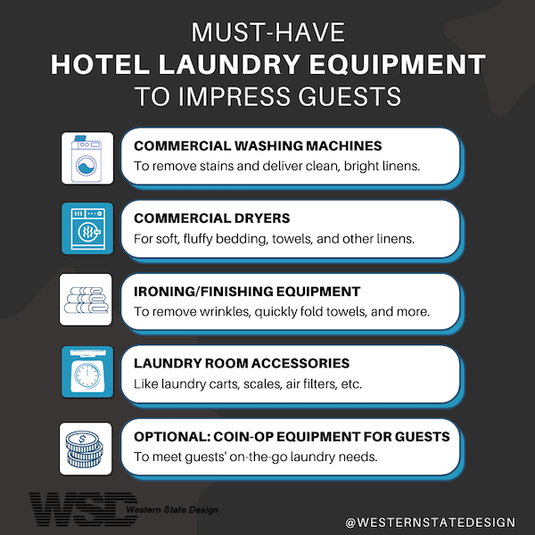 Must-Have Hotel Laundry Equipment | Western State Design